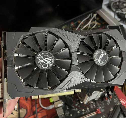 Видеокарта rx570 8gb asus rog strix