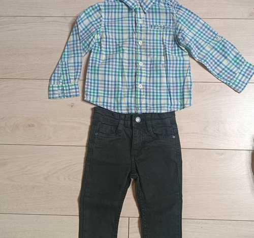 Рубашка и джинсы для мальчика