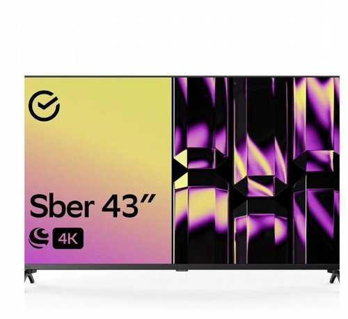 Телевизор 43 (108см) Sber 4к упр голос новый