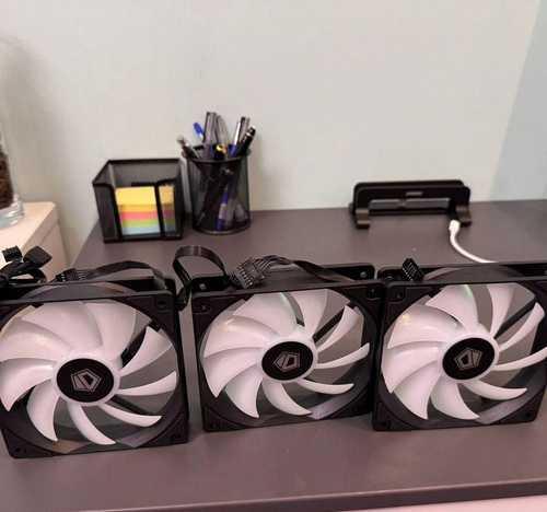 Набор из 3-х кулеров для корпуса argb ID-cooling X