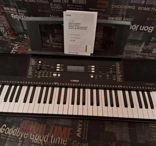 Синтезатор yamaha psr e373 с блоком питания