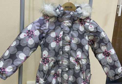 Зимняя куртка для девочки reima 110-116