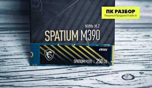 SSD-накопитель MSI Spatium M390 250Gb