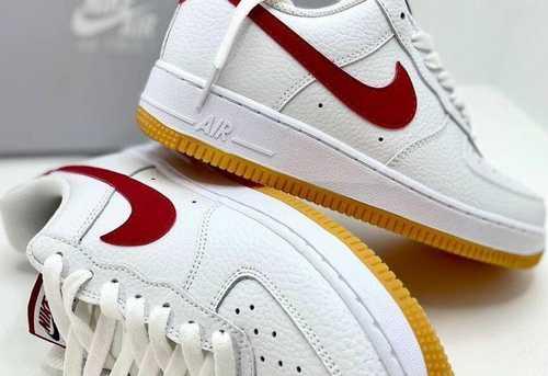 Nike Air Force 1 ' 07 Craft Red Swoosh