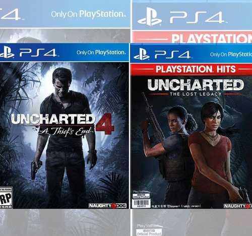 Uncharted коллекция ps4