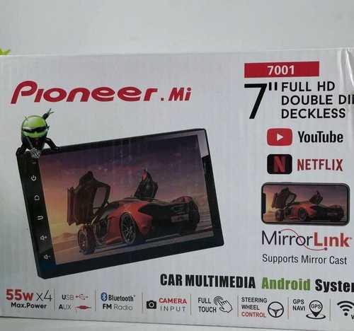 Магнитола pioneer double Din 7001