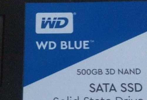 SSD-Накопитель WD Blue 3D nand SSD 500 Гб