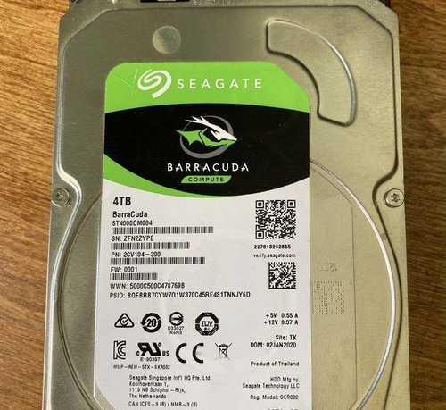 Жесткий диск Seagate Barracuda 4 тб ST4000DM004