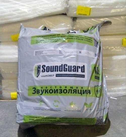 Теплозвукоизоляционный мат изоковер Soundguard