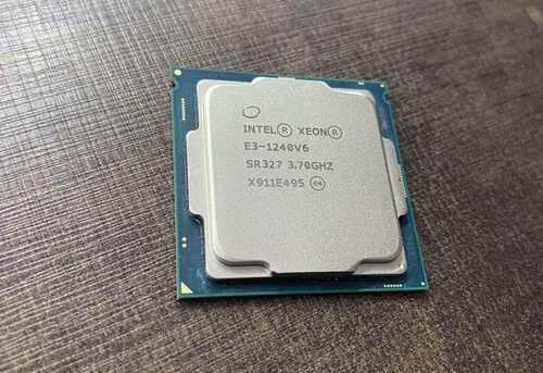 Процессор intel xeon e-3 1240v6