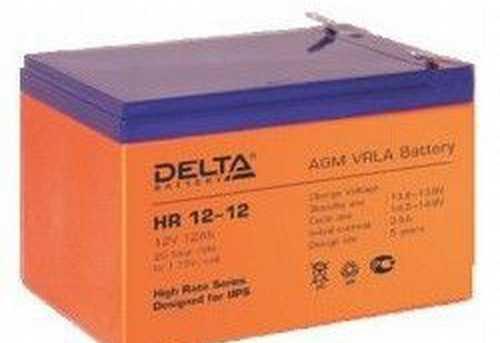 Delta HR 12-12 (12 А\ч, 12В) свинцово- кислотный а