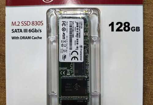 SSD диск transcend M.2 2280 830S 128 Гб SATA III