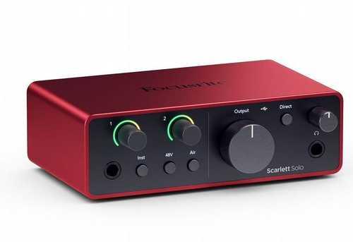 Звуковая карта Focusrite scarlett solo 4rd gen