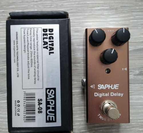 Гитарная педаль Saphue SA-08 Digital Delay