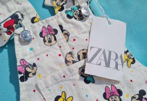 Джинсовый сарафан новый для девочки 98 104 zara