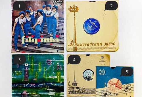 Виниловые пластинки, грампластинки СССР 50-х