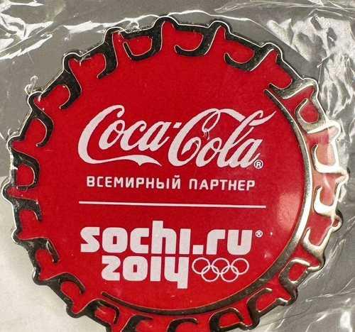 Новый коллекционный значок Coca-cola Sochi 2014