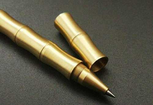 Ручка для письма форма бамбук металл