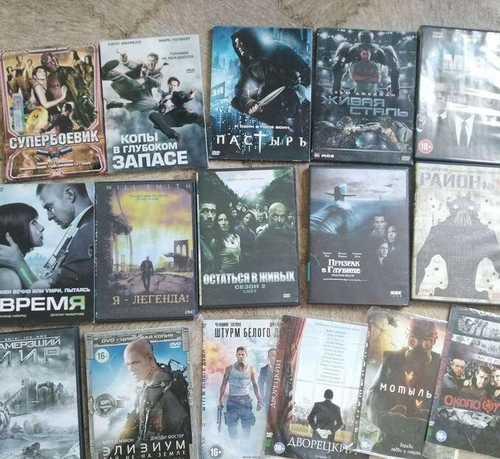 Dvd диски с боевиками и другие фильмы пакетом