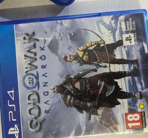 Диск на ps4 god of war ragnarok