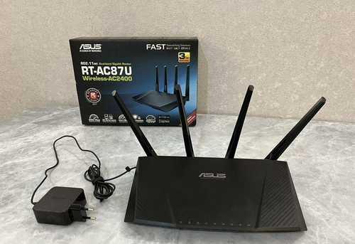 Wi-Fi роутер asus RT-AC87U, AC2400, черный
