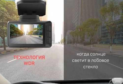 Автомобильный видеорегистратор c двумя камерами Ha