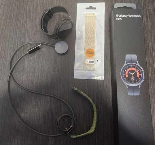 Samsung galaxy watch 5 pro LTE 20mm + набор