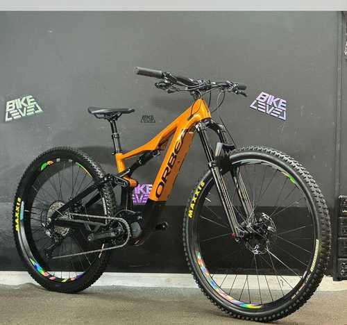 Лёгкий e-bike Orbea rise H30 2022 Orange/Black