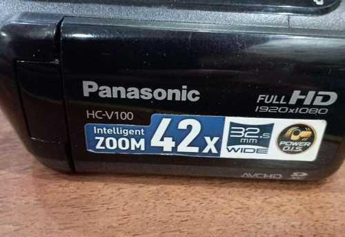 Видеокамера panasonic hc v100