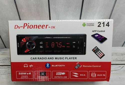Автомагнитола Pioneer 1 din (Bluetooth, AUX, USB)