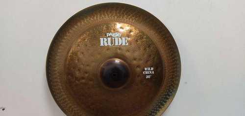 Paiste rude Wild China20" обмен