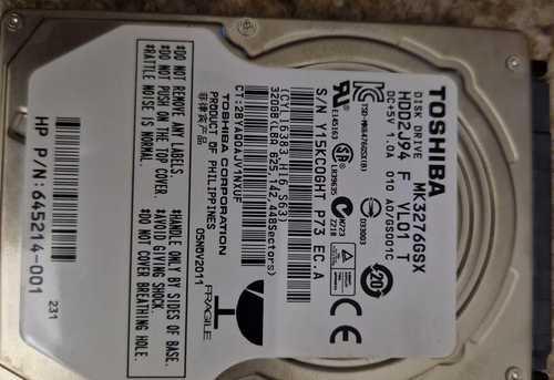 Toshiba HDD 320Gb SATA