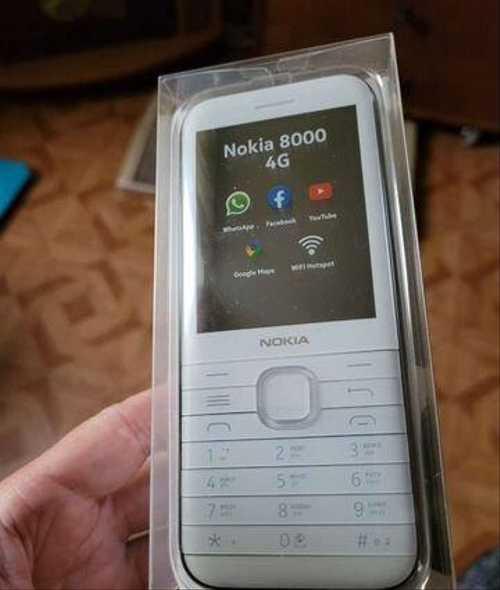 Телефон Nokia 8000 4g новый