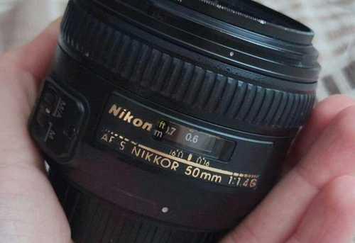 Объектив AF-S nikkor 50mm f/1.4G