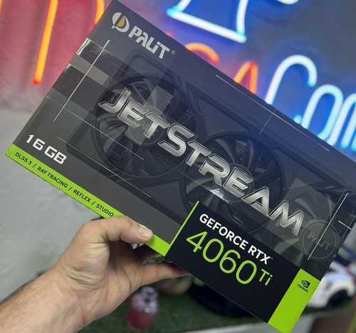 Видеокарта Palit RTX 4060ti JetStream 16gb