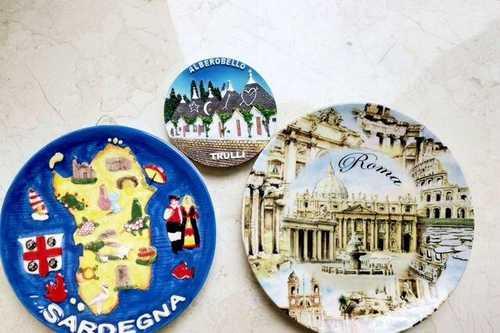 Тарелки сувенирные Италия