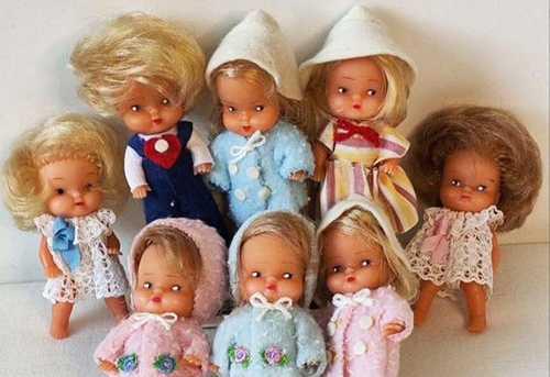 Маленькие куколки ГДР 8 см новые винтаж ARI