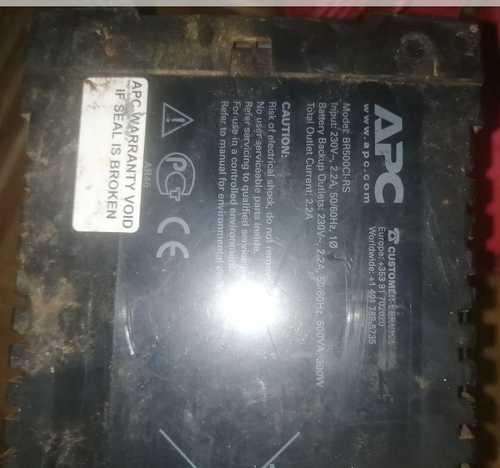 Ибп APC Back-UPS BR500CI-RS 500VA 300W