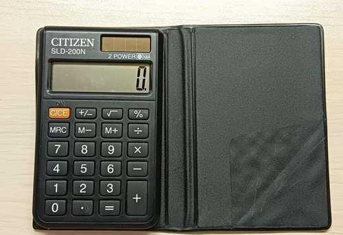 Калькулятор маленький citizen SLD-200N
