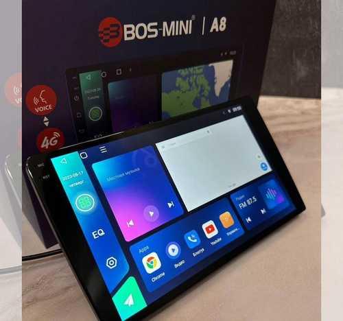 Автомагнитола Android 9" Bos-Mini A8 6/128 гб 8 яд