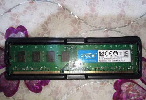 Оперативная память ddr3 8 gb 1600 MHz