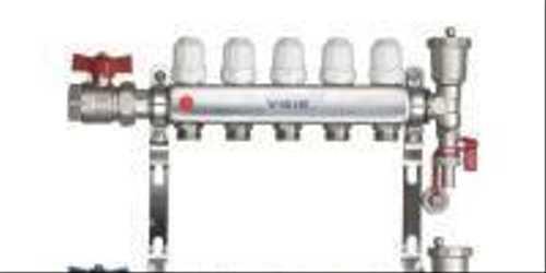 VR115-12 Коллекторный блок нерж в сборе с вентилям
