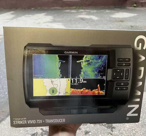 Эхолот Garmin striker Vivid 7sv с трансдьюсером