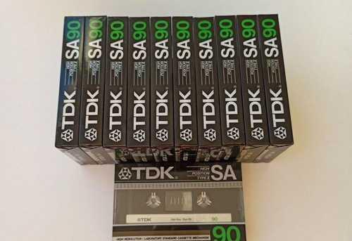 11 новых аудиокассет TDK SA 90