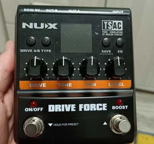 Гитарная педаль Nux drive force