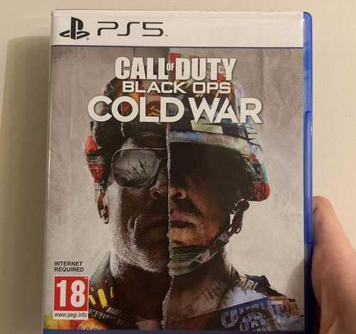 Диск PS5 Call of Duty Black ops Cold war