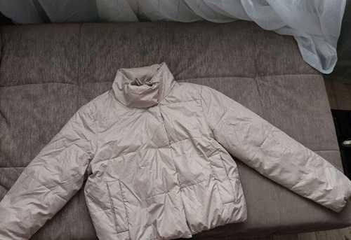 Куртка демисезонная женская 44 46 бежевая
