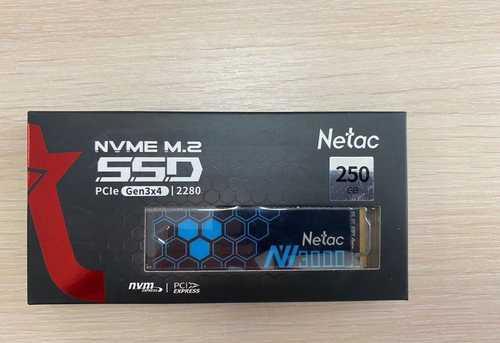 SSD nvme Netac 250 (5 лет гарантия Ситилинк)