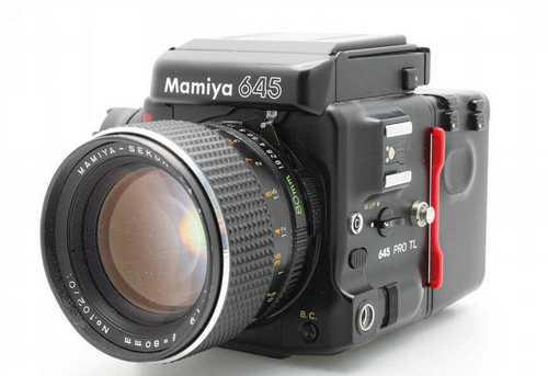 Mamiya 645 Pro TL с объективом 80mm f/1.9