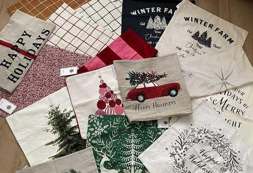 Новогодние наволочки hm home h&m home